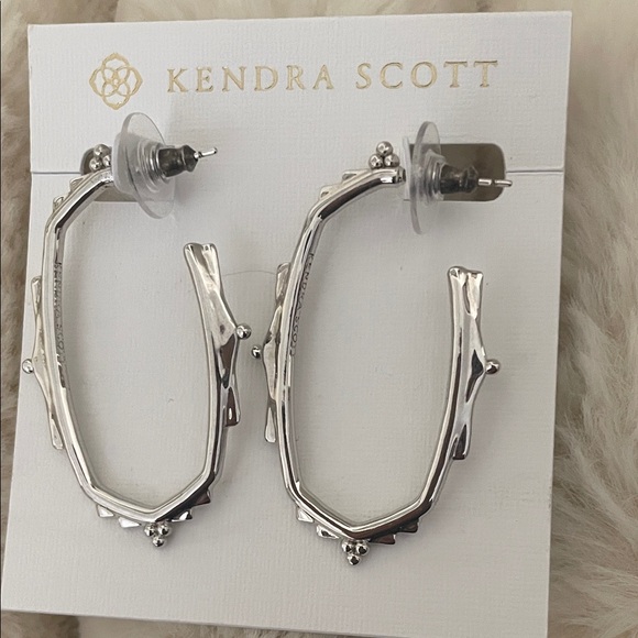 Kendra Scott Silver Hoop Earrings